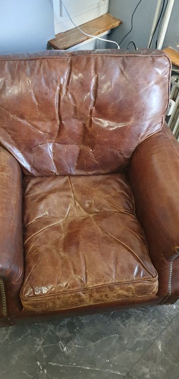 Vintage-Ledersessel (Gebraucht) in Wallisellen für CHF 2 – nur Abholung auf Ricardo kaufen