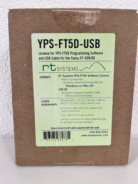 Programmierkit für YAESU FT-5D von RT-Systems (YPS-FT5D-USB) (Neu und ...