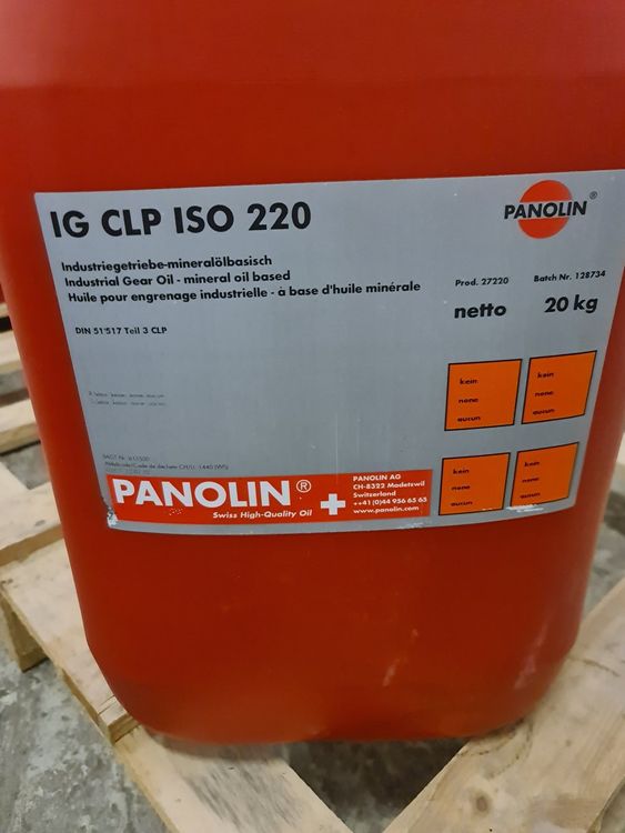 88. Panolin IG CLP ISO 220 Industriegetriebeöl ab 1 | Kaufen auf Ricardo
