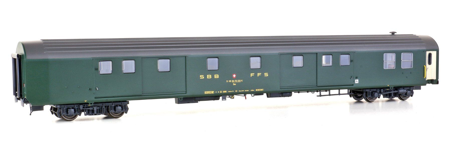 LS Models 472010 SBB CFF FFS Dms Gepäckwagen mit altem Logo (Neu und ...