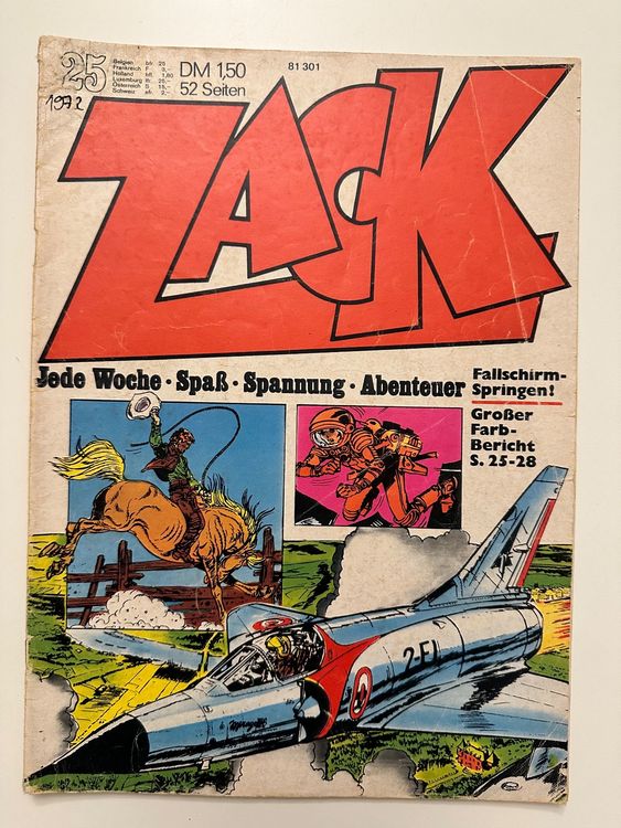 Rarität Zack Comics 25 von 1972 | Kaufen auf Ricardo