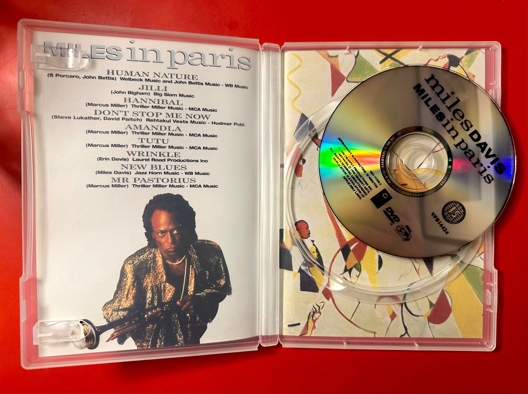 DVD: MILES IN PARIS /Miles Davis Konzert Jazzfest.Paris 1989 (Gebraucht ...