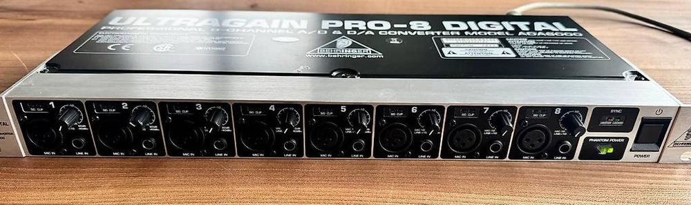 Behringer Ultragain PRO-8 Digital ADAT (ADA8000) (Gebraucht) in Ersigen ...