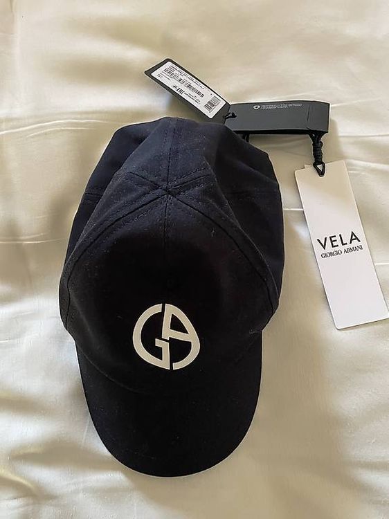 Giorgio Armani Vela Capsule Baseball Cap (Dark Navy) (Gebraucht) in ...