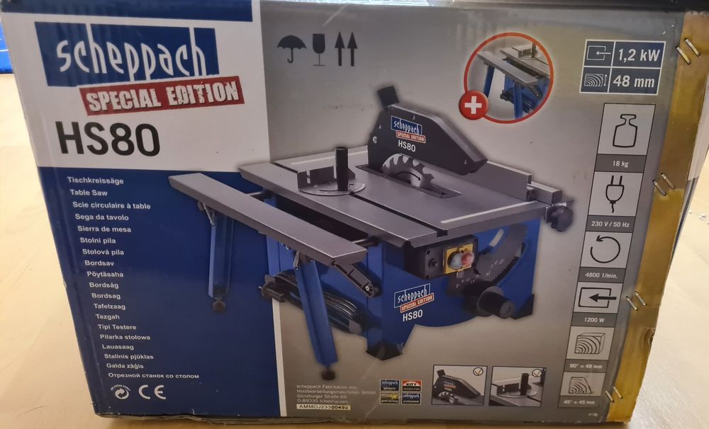 Tischkreissäge Scheppach HS 80 (Gebraucht) in für CHF 66 – nur Abholung ...