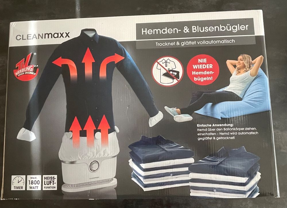 CLEANmaxx - Hemden- & Blusenbügler (Neu und originalverpackt) in ...