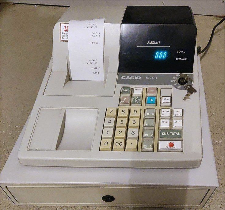 Casio 150CR-1 Registrierkasse (Gebraucht) in Uetendorf für CHF 1 – mit ...