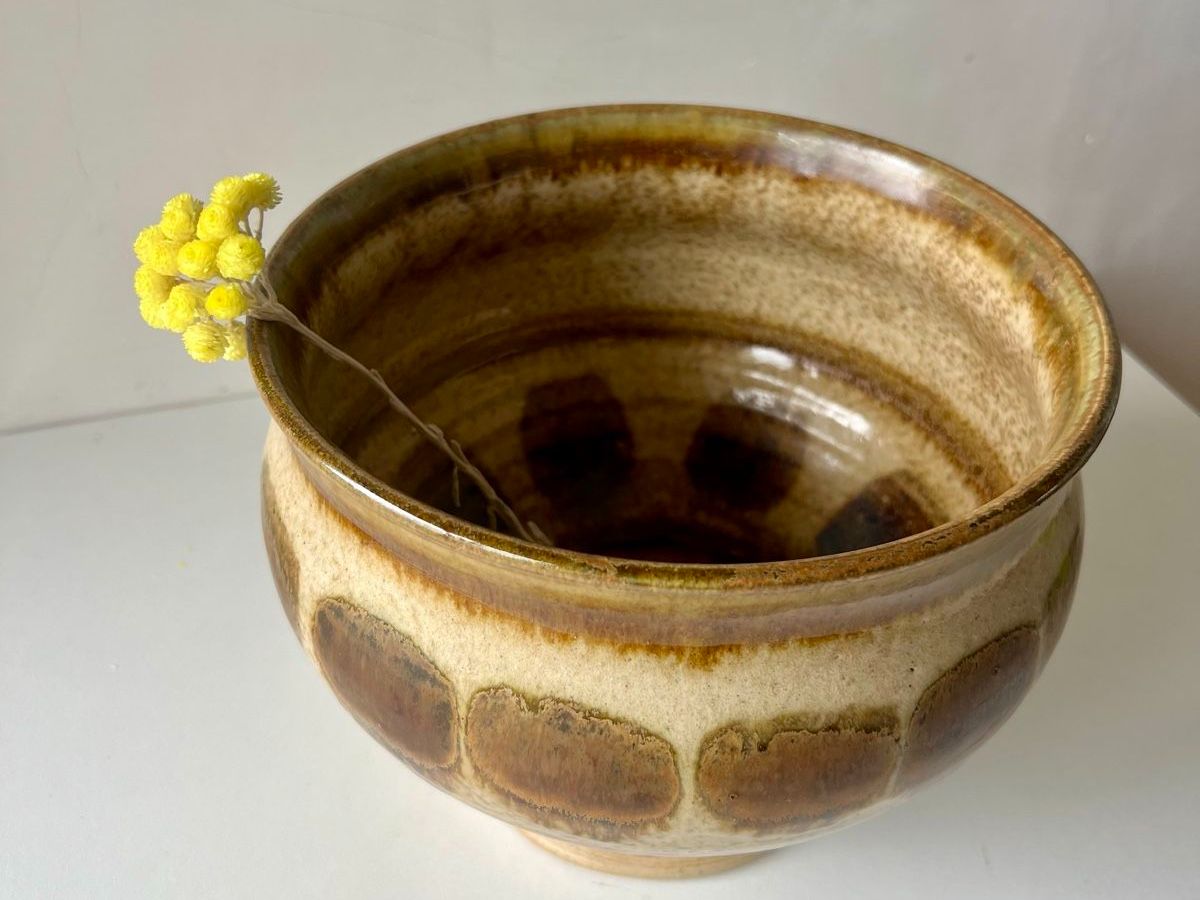 Danish Ceramic fruit Bowl, Per Engstrøm, vintage pottery (Gebraucht) in ...