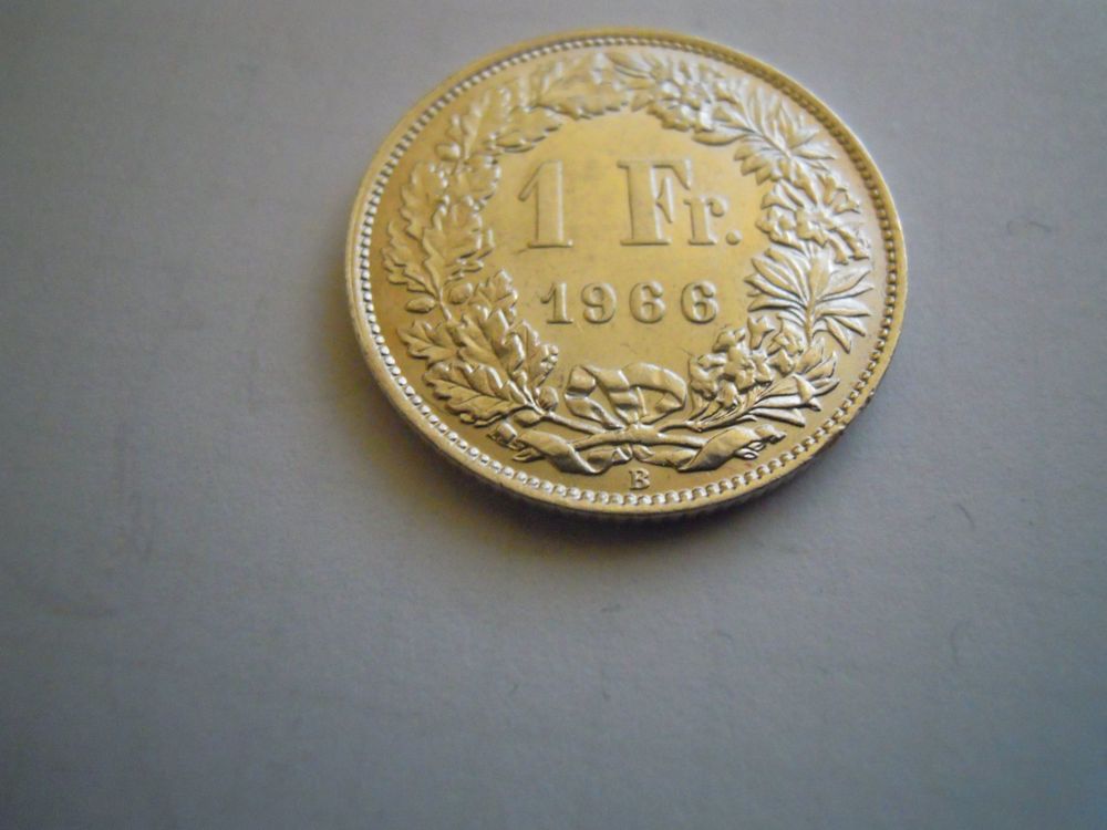 1 Fr. 1966 unz/stgl | Kaufen auf Ricardo