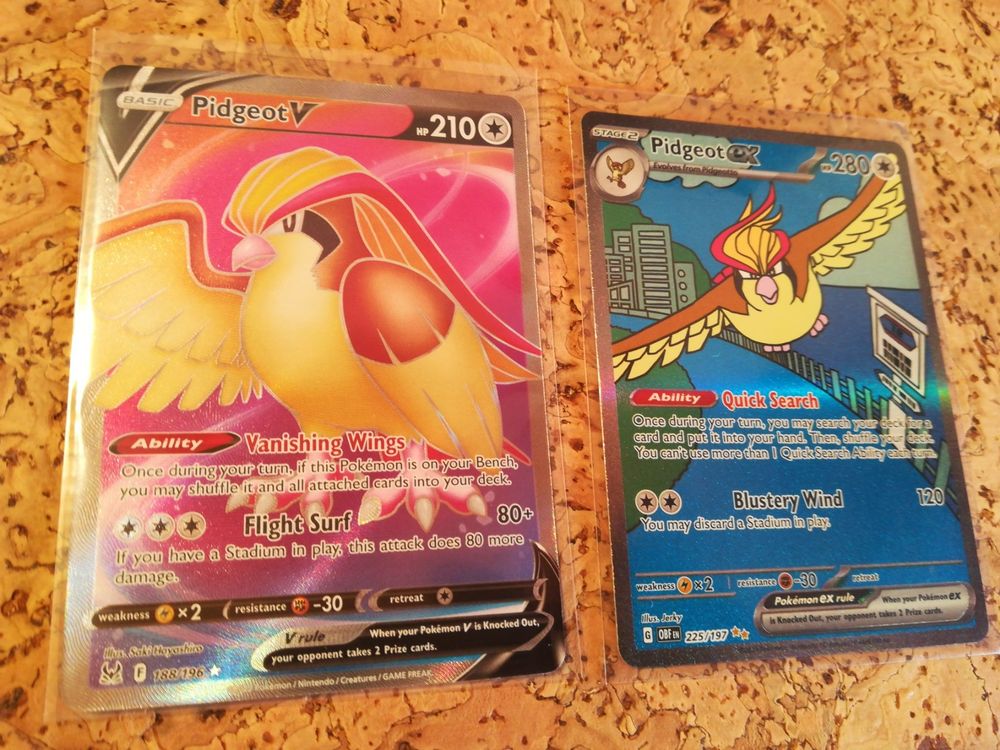 Pidgeot V 188 + Pidgeot ex 225 (Tauboss) Pokémon TCG en | Kaufen auf ...