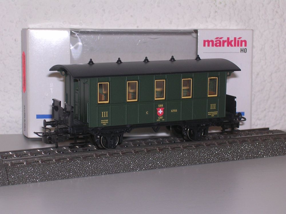 Märklin 4107,901 SBB Nostalgie Personenwagen mit OVP (Neu (gemäss Beschreibung)) in Beringen für ...