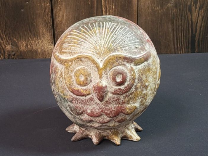 Handbemalte Terrakotta-Eule mexikanischer Herkunft (Gebraucht) in Masein für CHF 20 – mit ...