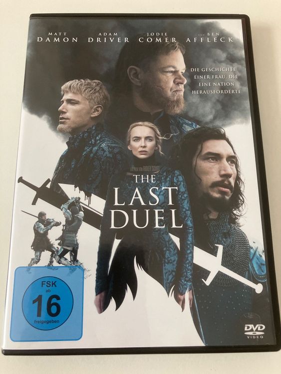 The Last Duel (DVD) Matt Damon, Adam Driver, Ben Affleck (Gebraucht) in ...