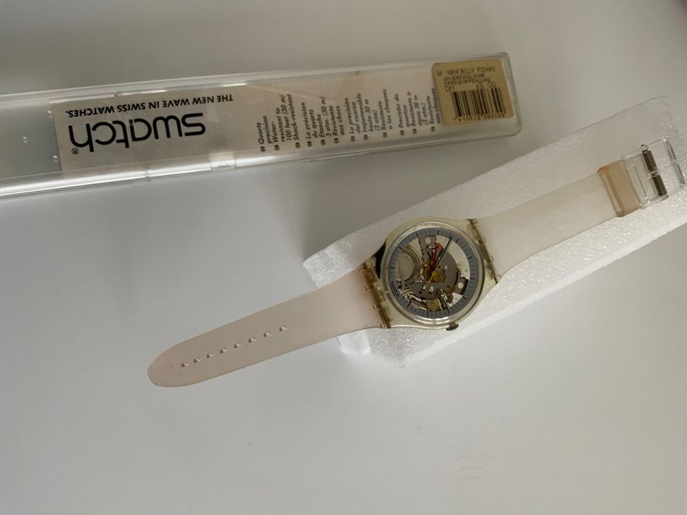 Swatch Gent JELLY FISH ★ ungetragen - VINTAGE vom Jahr 1985 (Neu und originalverpackt) in ...