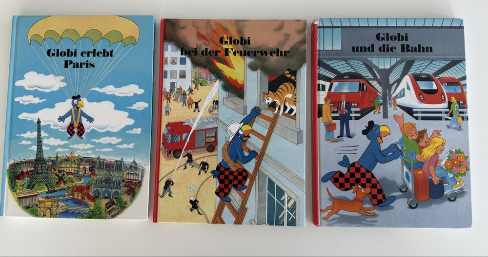 3 Globi Bücher: Globi erlebt Paris, uvm. (Gebraucht) in zollikofen für ...