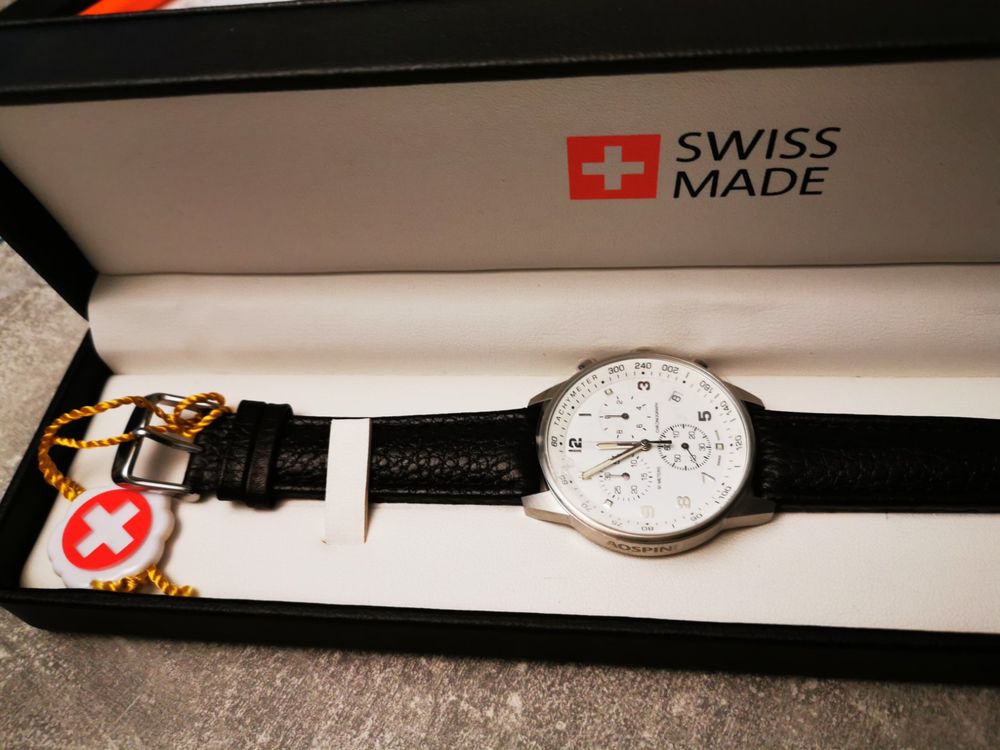 Chronograph ETA G10.211 Swiss Quartz Herrenarmbanduhr - neu (Neu und ...