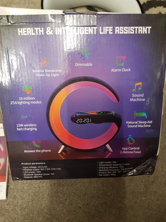 Smart Light Sound Machine "Multifunktions Nachttischlampe" (Neu und ...