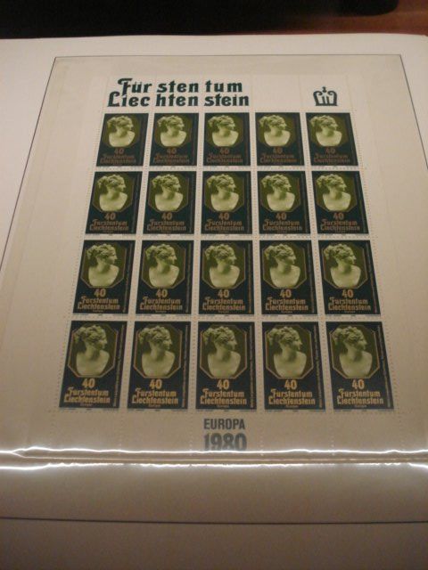 Liechtenstein 1980, Bogensatz , EuropaCEPT Marken** | Kaufen auf Ricardo