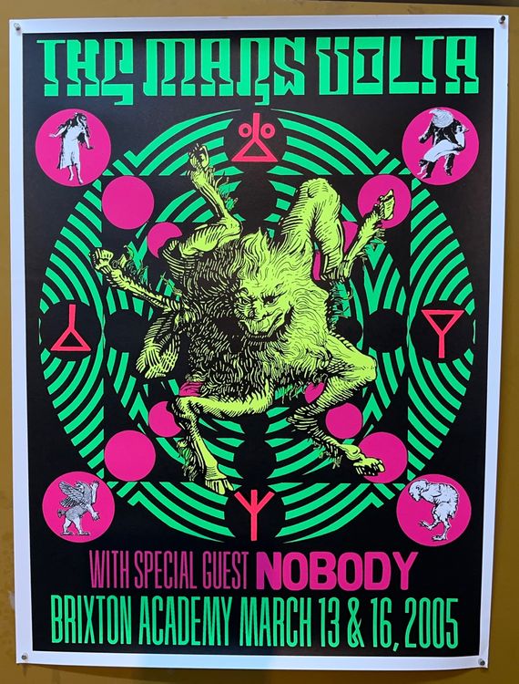 THE MARS VOLTA POSTER BRIXTON ACADEMY 2005 SILKSCREEN LIVE | Kaufen auf ...