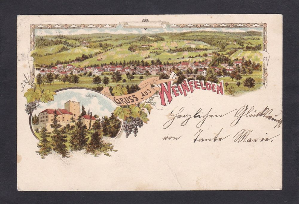 WEINFELDEN, Litho 1895 | Kaufen auf Ricardo