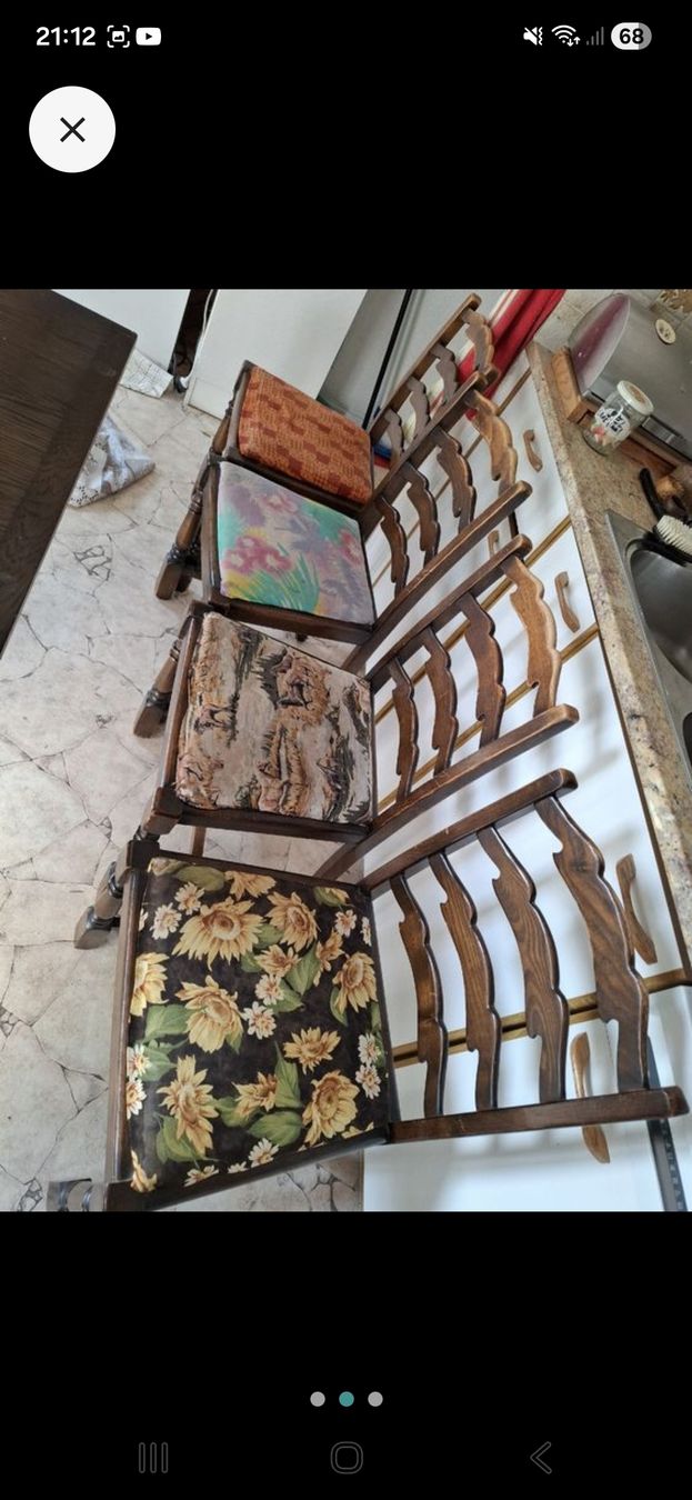 table et 4 chaises retrait 1527 Villeneuve (D'occasion) à Bettens pour ...