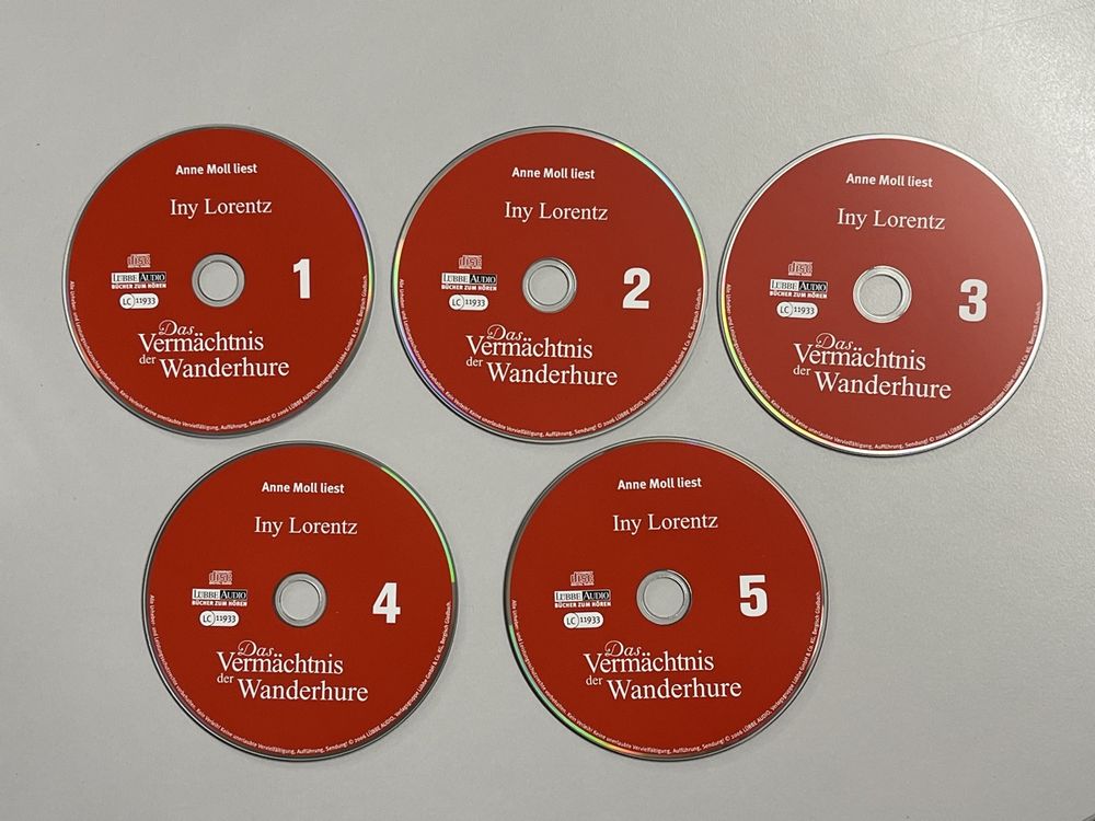 Iny Lorentz - Das Vermächtnis der Wanderhure (5 Audio CD) (Gebraucht ...