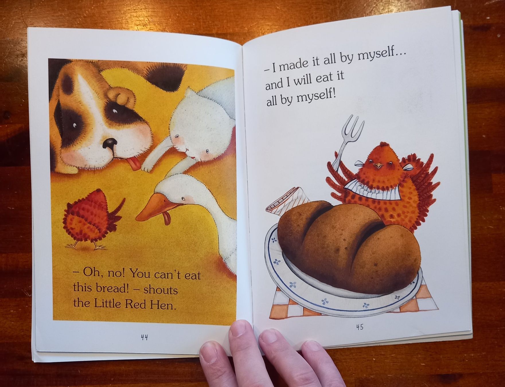 Buch + CD: The Little Red Hen/La Gallinella Rossa, EN/IT (Gebraucht) in ...