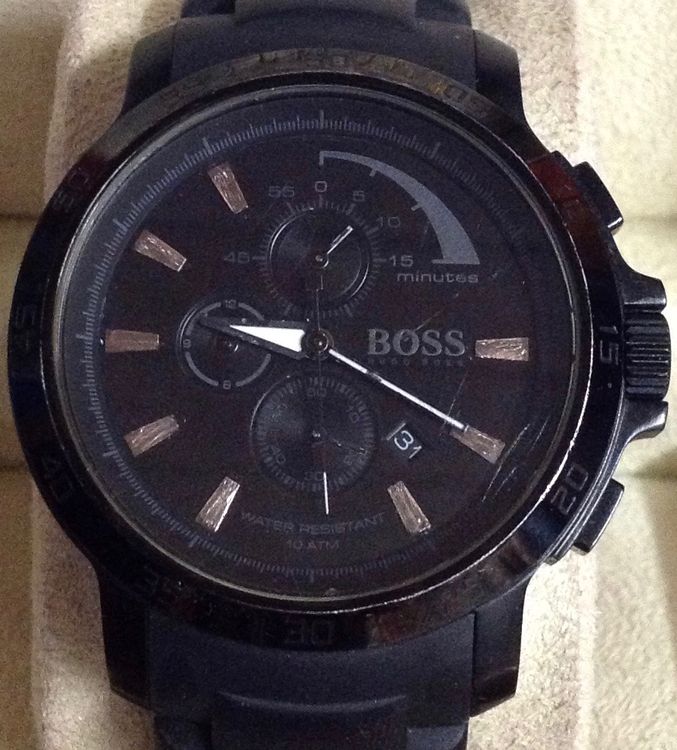 HUGO BOSS Chronograph Herrenuhr ( Neue Preise : 395 CHF ) (Gebraucht ...