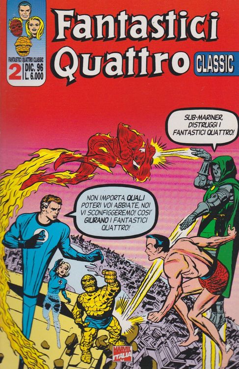 italian ed Marvel I FANTASTICI QUATTRO CLASSIC 2 Dec 1996 | Kaufen auf ...