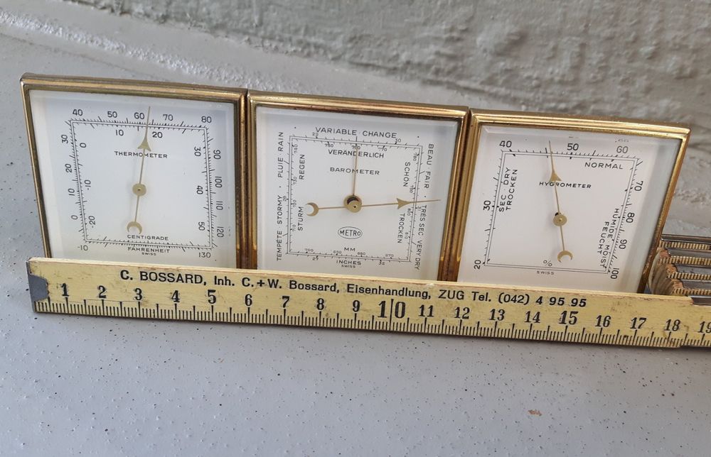 Wetterstation (Thermo- Baro-, Hygrometer) Koch Optik (Gebraucht) in ...