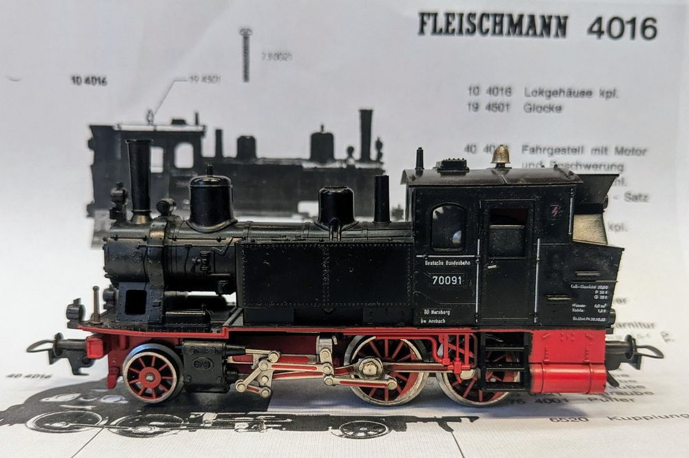 Fleischmann H0 (1:87) Dampflok 4016 (DC) (D'occasion) à Reinach BL pour ...