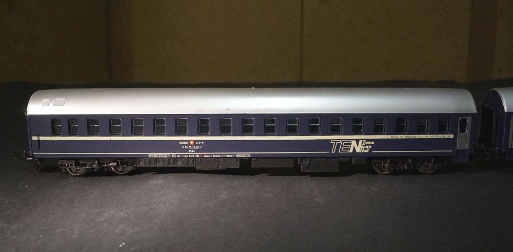 3 neue Lima 9237 TEN Schlafwagen SBB blau in OVP (Neu und originalverpackt) in Kerns für CHF 12 ...