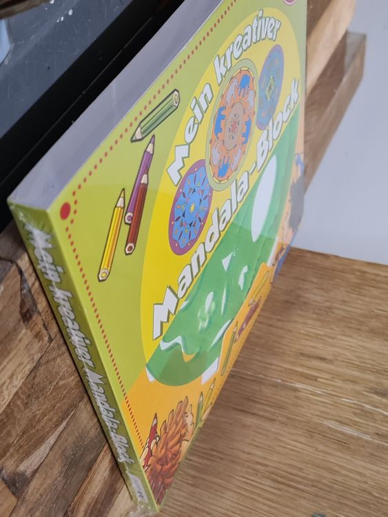 Mandala Mal block 20x20 cm, inkl. Schablone (Neu und originalverpackt ...