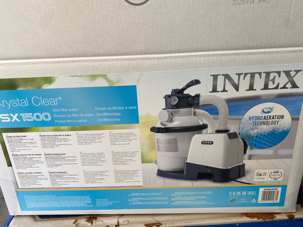 INTEX Sandfilteranlage SX1500 - Neu! (Neu und originalverpackt) in Bern für CHF 115 – mit ...