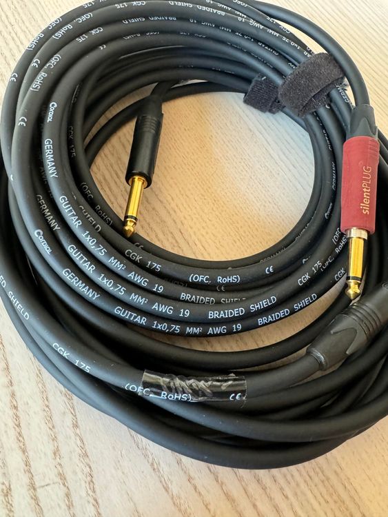 Audio Kabel 6m (X2) - Cordial Silent Klinkenkabel *NEW* | Kaufen auf ...