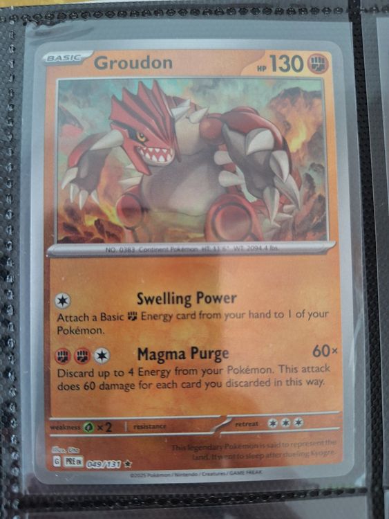 Groudon - Pokeball - Prismatic Evolution | Kaufen auf Ricardo