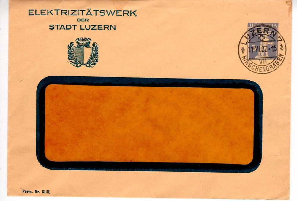 Ganzsache Luzern (Gebraucht) in Wolhusen für CHF 6 – mit Lieferung auf Ricardo kaufen