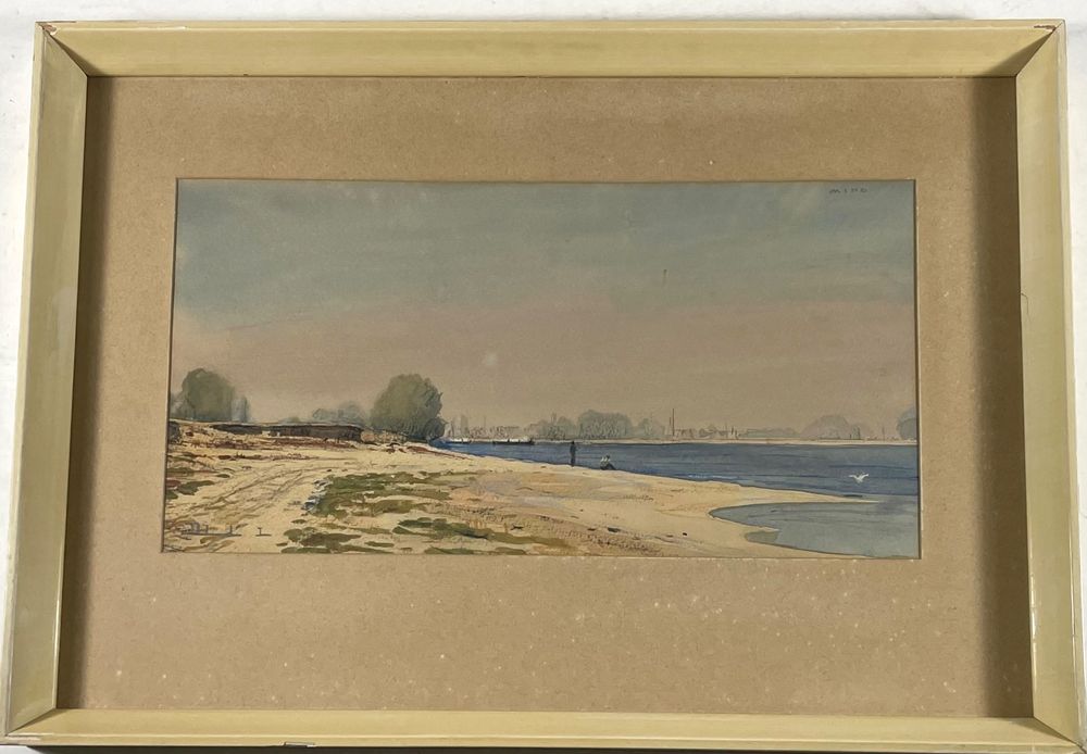 Aquarell von einer Küsten Szene unleserlich Signiert (Gebraucht) in Root für CHF 15 – mit ...