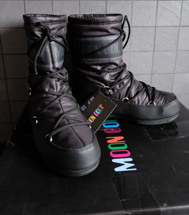 MOON BOOT MID Damen BOOT schwarz (39) *NEU* | Kaufen auf Ricardo