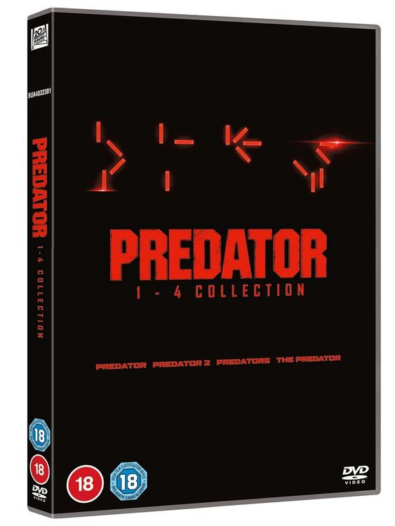 Predator 1 - 4 Collection DVD Box 1987, 1990, 2010, 2018 (Neu (gemäss ...