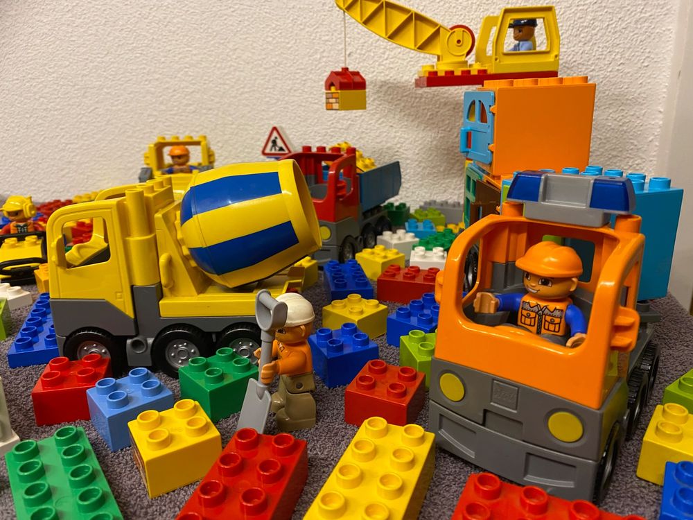 Duplo Baustelle über 100 TL& aufziehbarer Rüttelplatte ab1.- | Kaufen ...