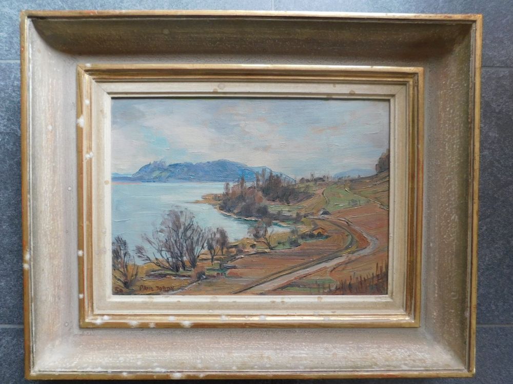 Paul Jordy Landschaftsbild am Bielersee | Kaufen auf Ricardo