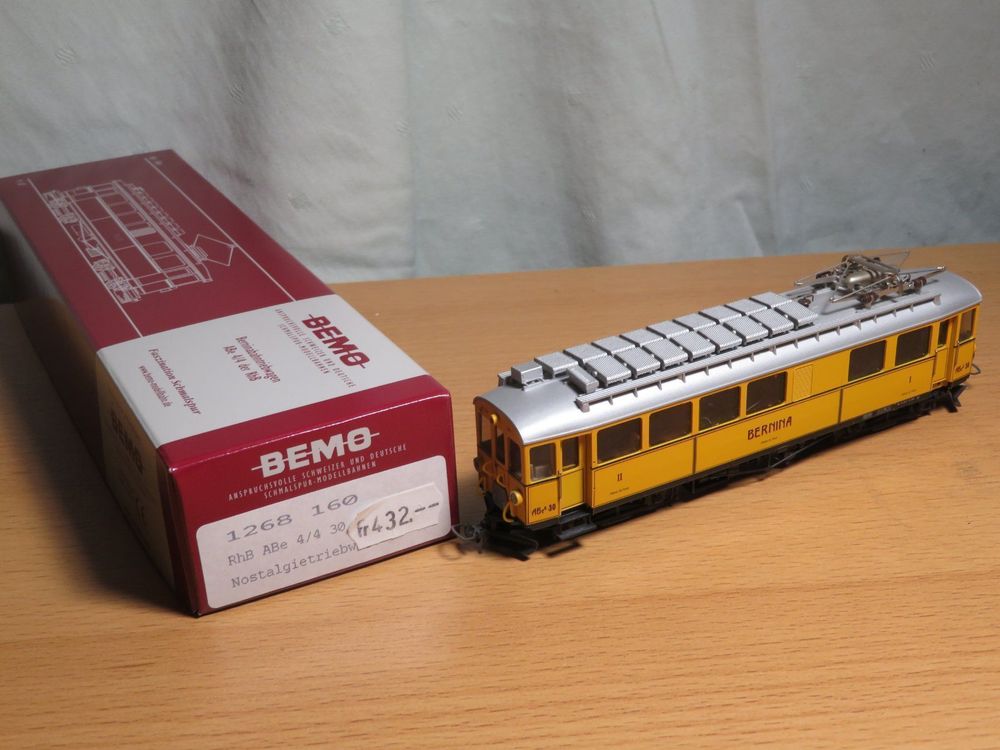1268 160 BEMO RhB ABe 4/4 Nostalgietrieb (Gebraucht) in Dottikon für ...