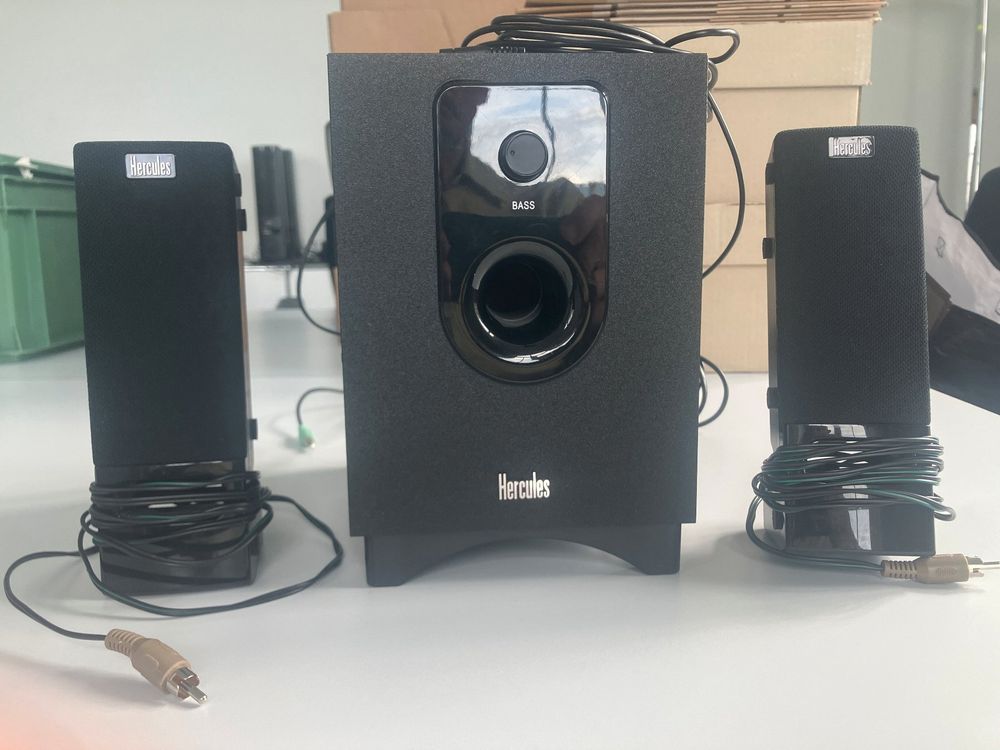 Hercules Xps 2.1 40 - Pc-Lautsprecher - Subwoofer Sound | Kaufen auf ...