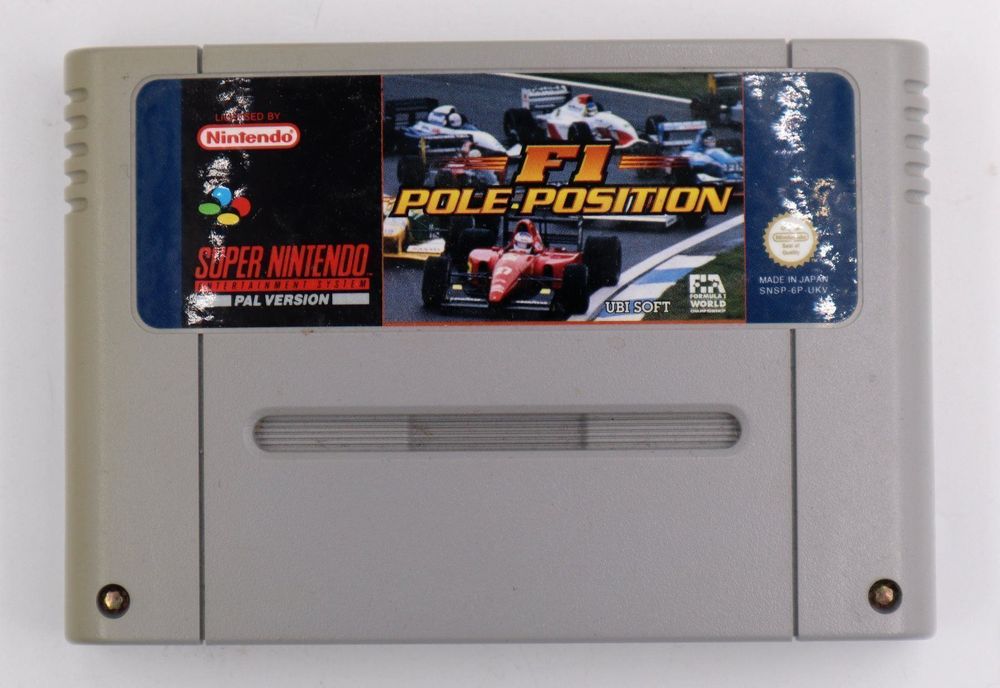 F1 Pole Position SNES PAL Version Racegame Super Nintendo (Gebraucht ...