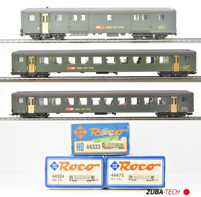 3x Roco EW II Personenwagen der SBB H0 GS mit OVP (Gebraucht) in St. Gallen für CHF 48 – mit ...