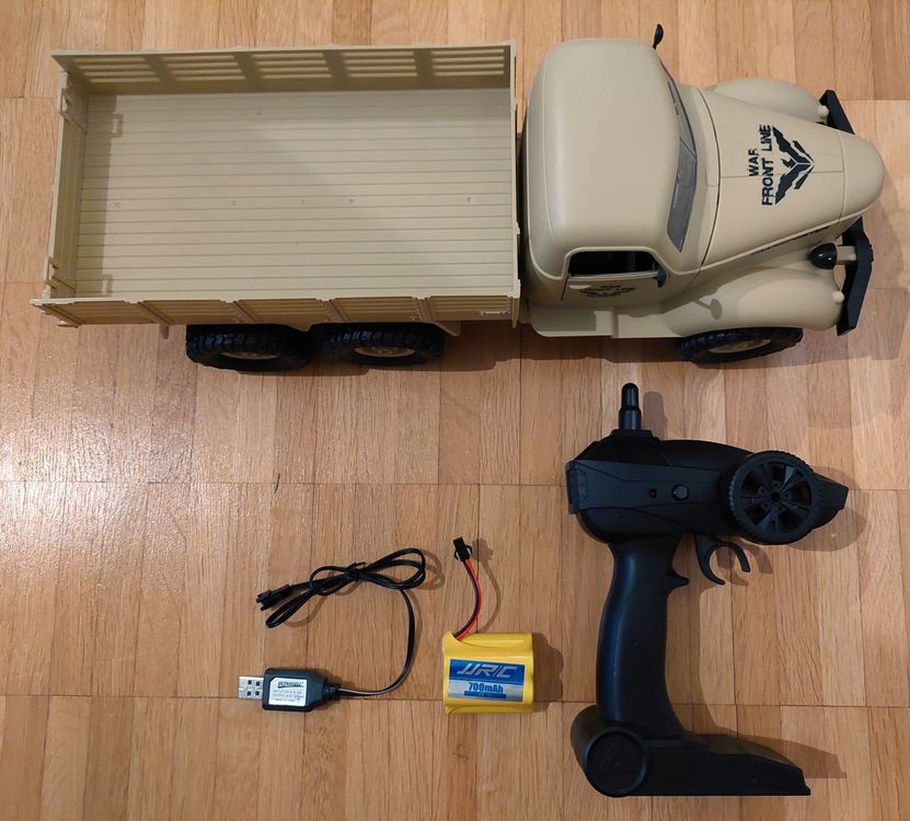 JJRC Q60 Militär Lastwagen 1:16 RTR (Neu (gemäss Beschreibung)) in ...