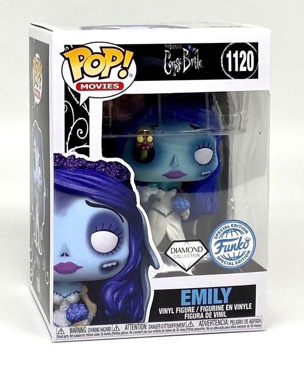 Funko Pop! Corpse Bride, Emily #1120 (Diamond Collection) (Neu und ...