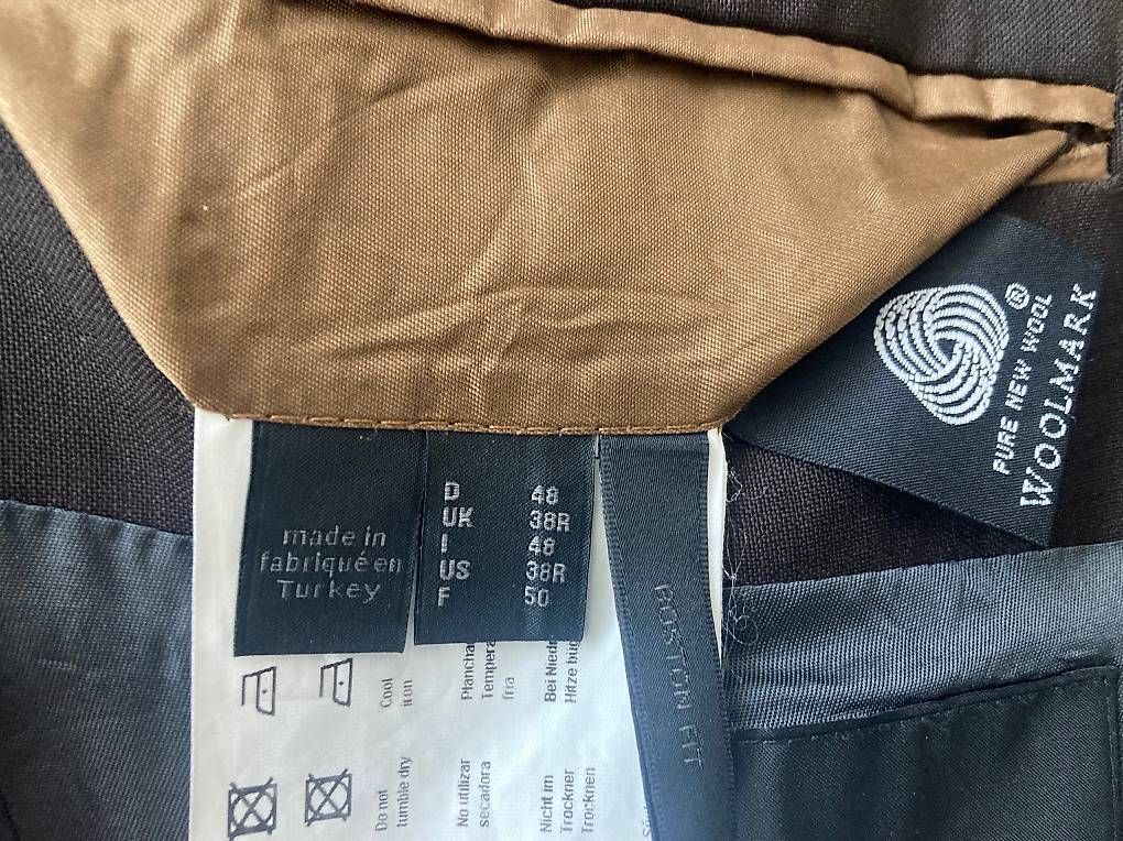 Anzug braun Esprit Sakko 48 / Hose 50 Wolle, guter Zusta (Gebraucht) in ...