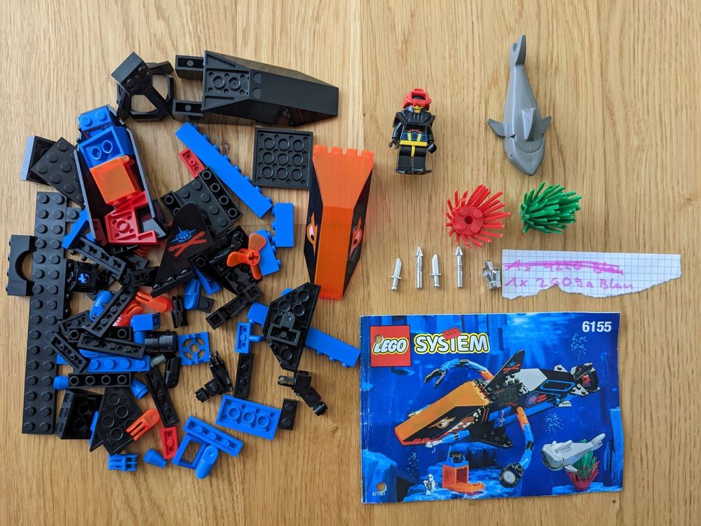 Lego Aquazone Deep Sea Predator 6155 ( 1995 ) | Kaufen auf Ricardo